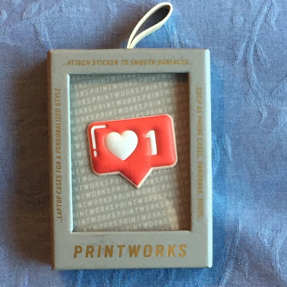 Printworks | Accessories | Nwt Printworks Like Emoji Sticker | Poshmark